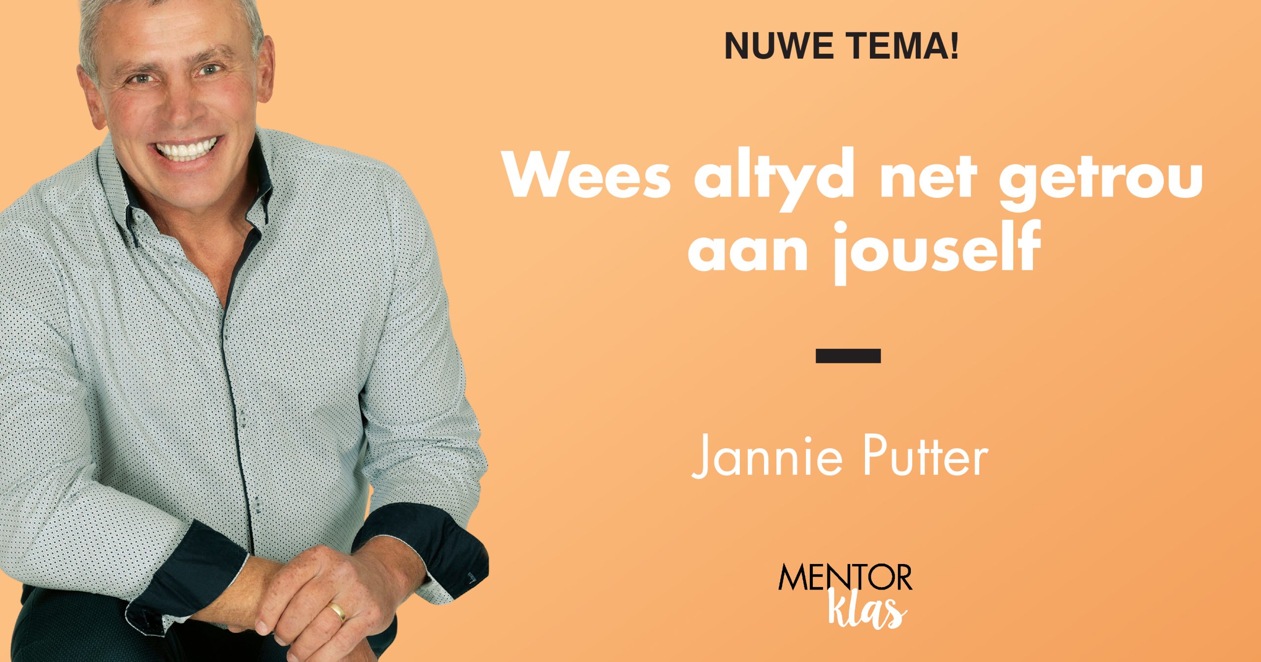 Wees altyd net getrou aan jouself - Voelgoed